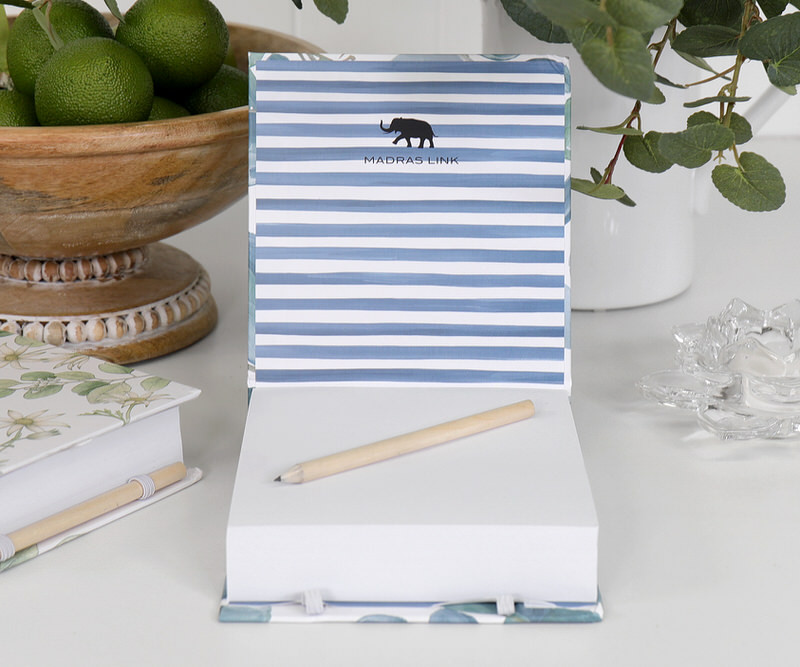 Blue Eucalyptus Notepad & Pencil