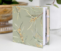 Golden Wattle Notepad & Pencil - Beautiful home decor at French Knot