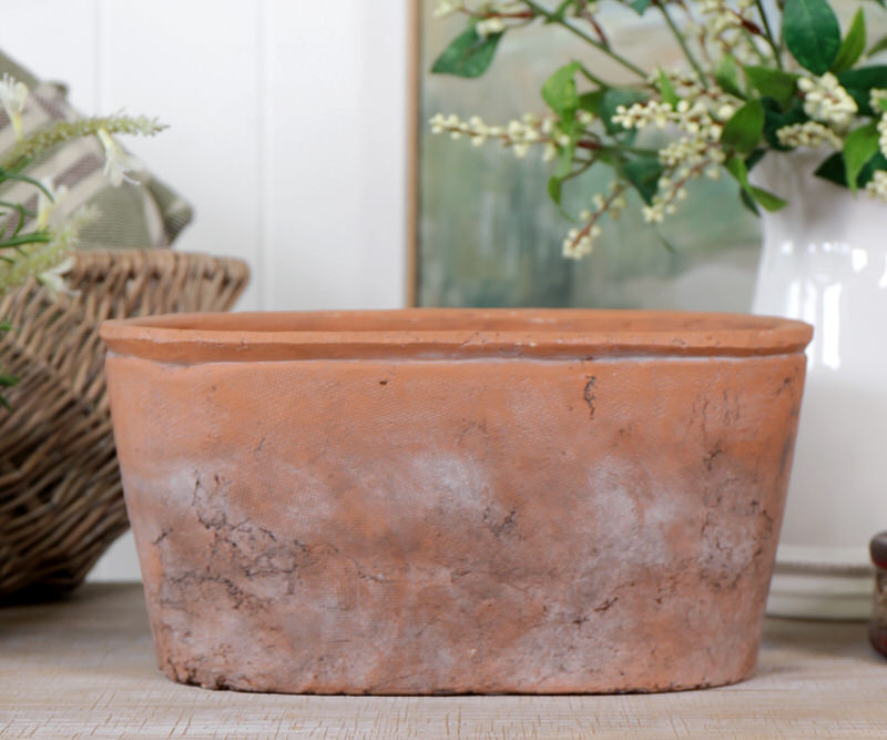 Avignon Terracotta Planter Pot - Long - Home Decor Online - New Arrivals