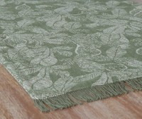 Olive Green Wild Fig Table Runner 160cm