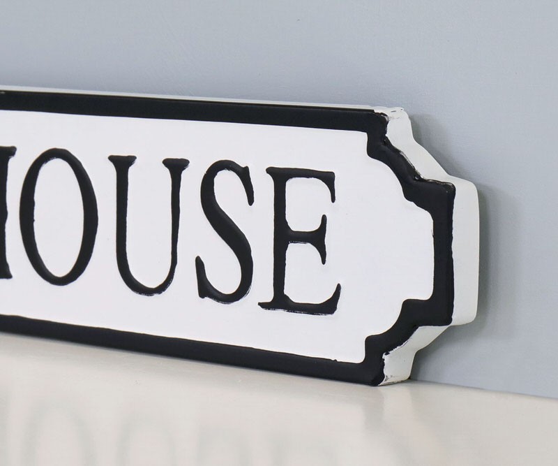Farmhouse Enamel Wall Sign