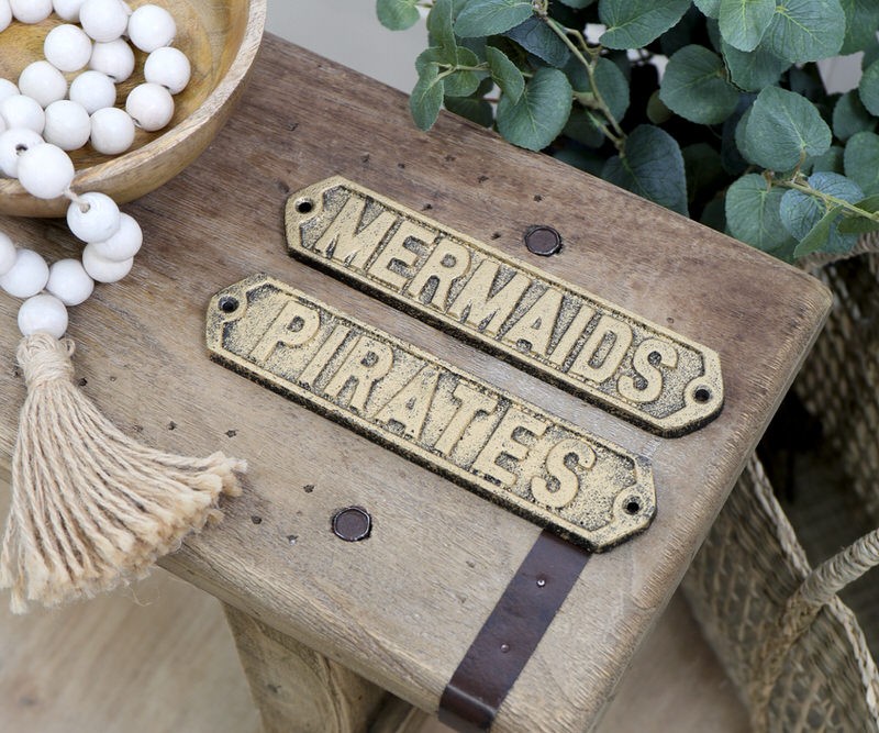 Mermaids Wall Sign - Ladies Bathroom Sign