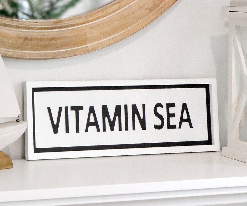 'Vitamin Sea' Wall Sign