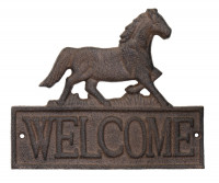 Palomar Hose Cast Iron Welcome Sign - Shop by colour