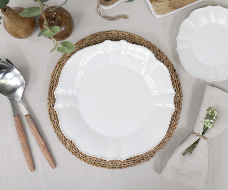 400cm Oatmeal Linen Tablecloth - 12 seater