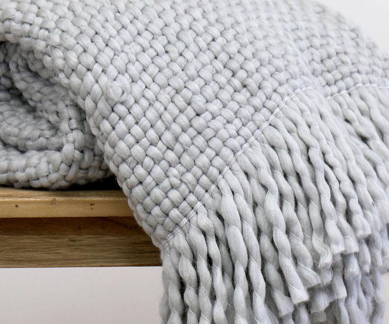 Throw rugs and throw blankets.