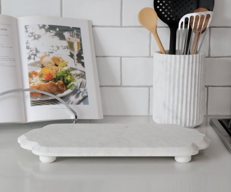 Eleanor Marble Serving Board