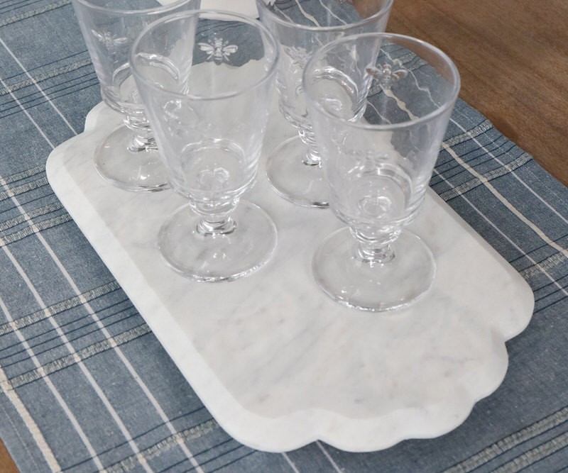 Eleanor Marble Serving Board