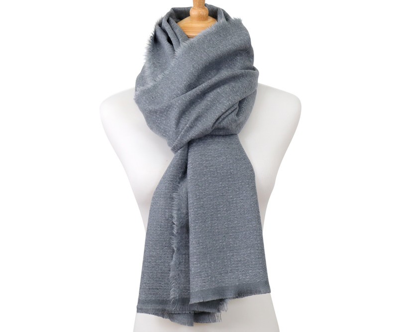 Blair Grey Crosshatch Winter Scarf