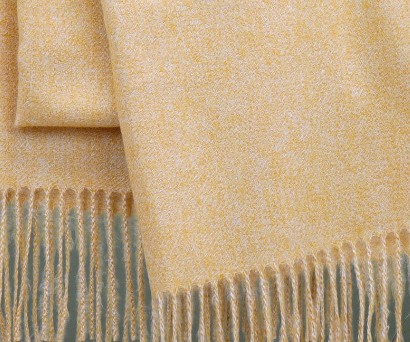 Amelia Yellow Winter Scarf