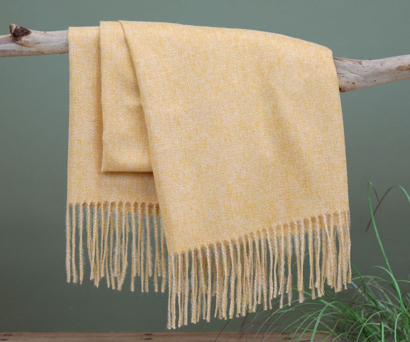 Amelia Yellow Winter Scarf